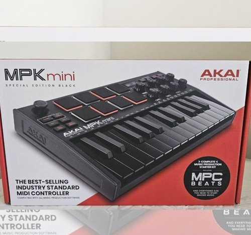 Миди клавиатура akai mpk 3