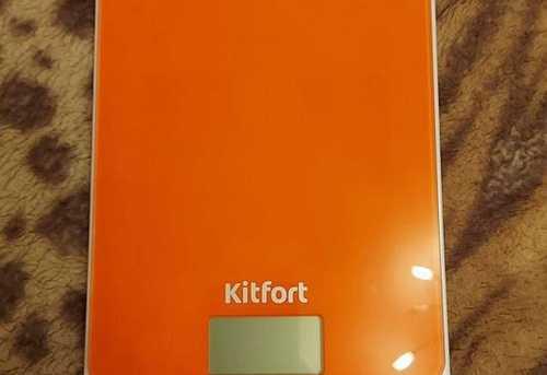 Продам кухонные весы Kitfort кт-803-5, оранжевые