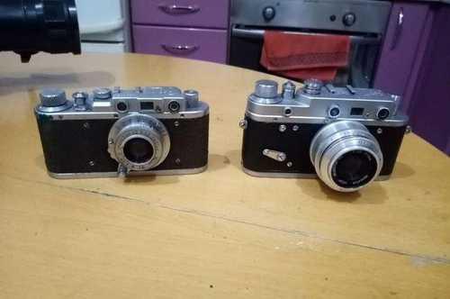 Плёночный фотоаппарат. Зоркий и зоркий 2с СССР