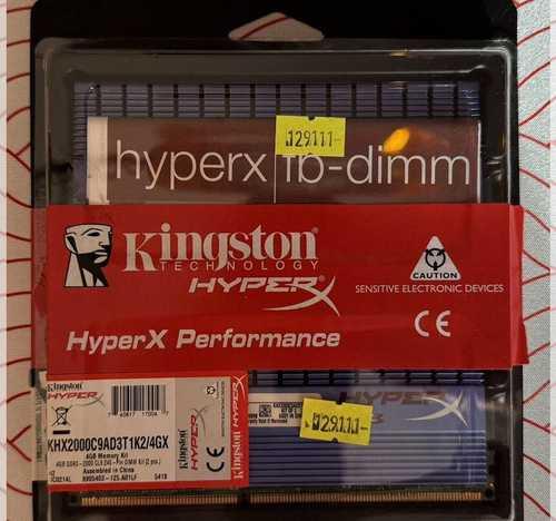 RAM Kingston HyperX KHX2000C9AD3T1K2/4GX