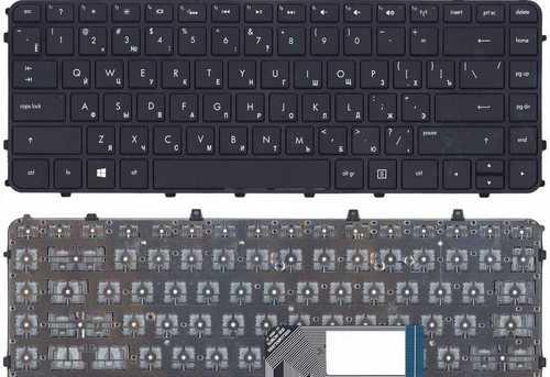 Клавиатура HP Envy 4-1000 черная с рамкой
