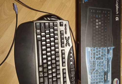 Клавиатура и мышь компьютерные проводные