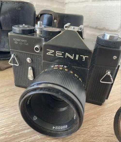 Плёночный фотоаппарат Зенит TTL и объективы