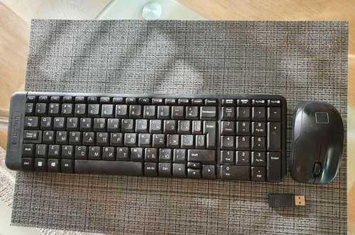 Беспроводная клавиатура + мышь Logitech К220