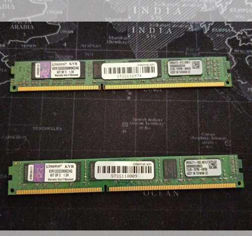 Оперативная память ddr3 8 gb kingston 1333