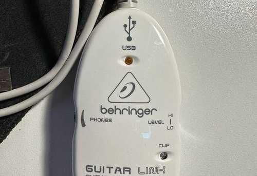 Behringer guitar link ucg102
