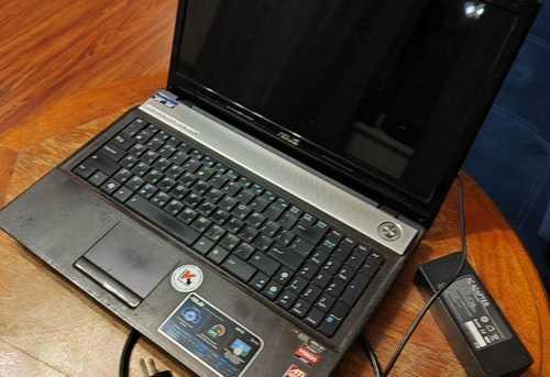 Ноутбук 16" ASUS N61D, 320 ГБ, Phenom II X3 N830, RAM 4 ГБ, ATI Mobility Radeon HD 5730 1 ГБ