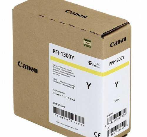 Canon PFI-1300Y (0814C001) картридж желтый (330 мл