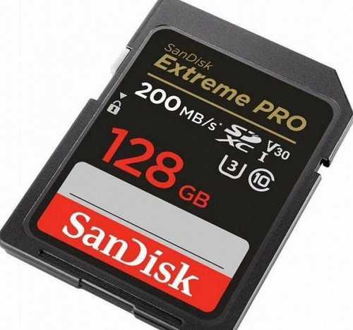 Карта памяти 128GB SanDisk Extreme Pro V30 UHS-I U