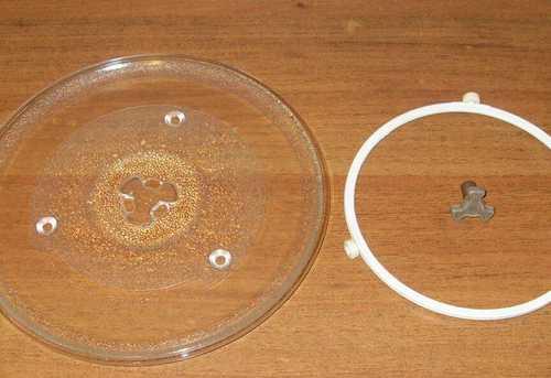 Тарелка для микроволновки + куплер, кольцо вращени