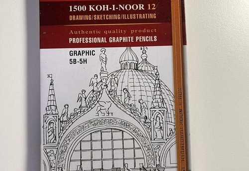 Набор карандашей 12шт Koh-i-Noor Graphic 5B-5H