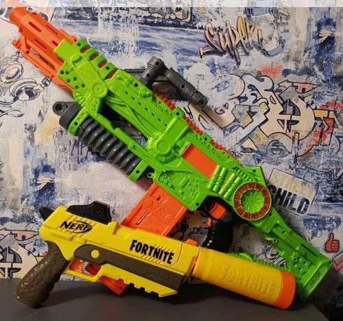 Blaster nerf zombie, fortnite