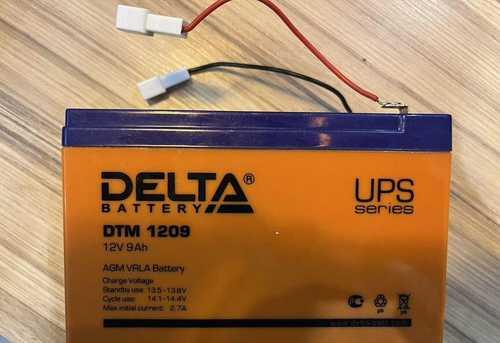 Батарея delta Battery DTM 1209 12В
