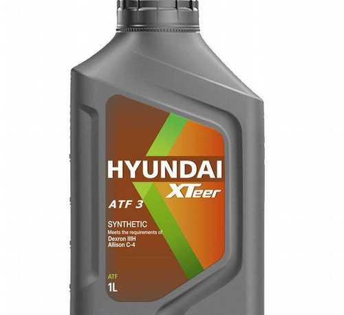 Масло трансмиссионное hyundai XTeer ATF 3 Dexron