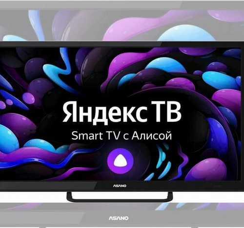 Телевизор LED Asano 24LH8110T, SMART TV, черный