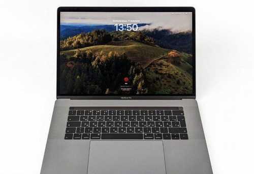 MacBook Pro 15 (2018), 1000 ГБ, Core i7, 2.6 ГГц, RAM 32 ГБ, Radeon Pro 560X 4 ГБ