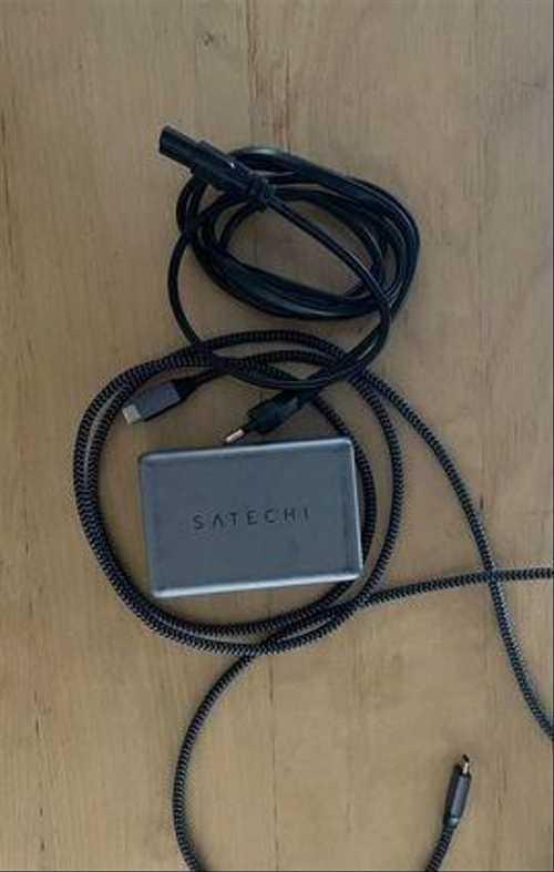 Зарядное устройство Satechi 100w + кабель 3м