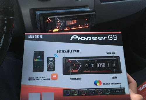 Магнитола Pioneer с bluetooth съёмная панель