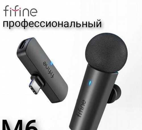 Микрофон петличный fifine m6