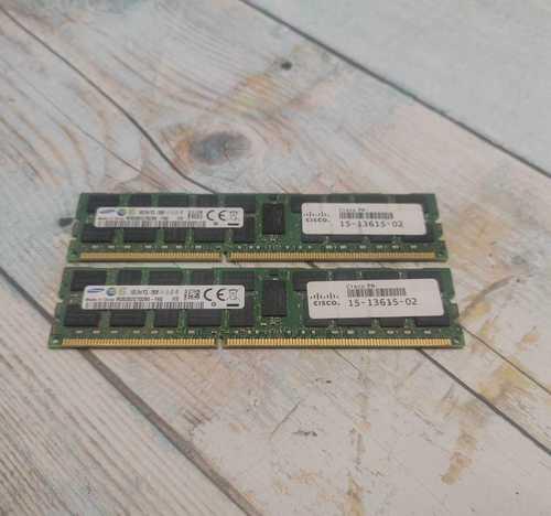 Серверная память DDR3 32gb (2 по 16gb) 1600Mhz