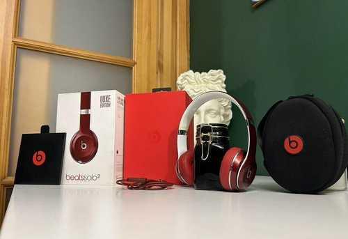 Наушники Beats Solo 2 Red Luxe Edition