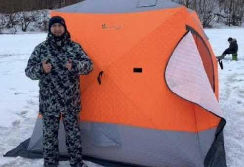 Палатка зимняя 240х240 мобильный пункт обогрева