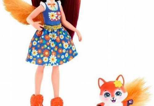 Кукла девочка лиса с питомцем Инчентималс