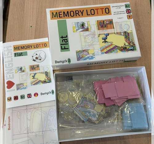 Игра Memory I love English Мещерякова