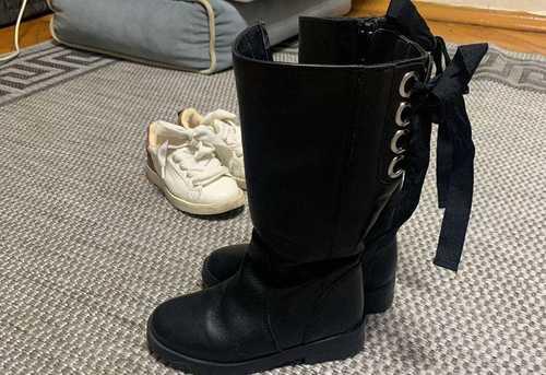 Сапоги на межсезонье 27 р для девочки zara