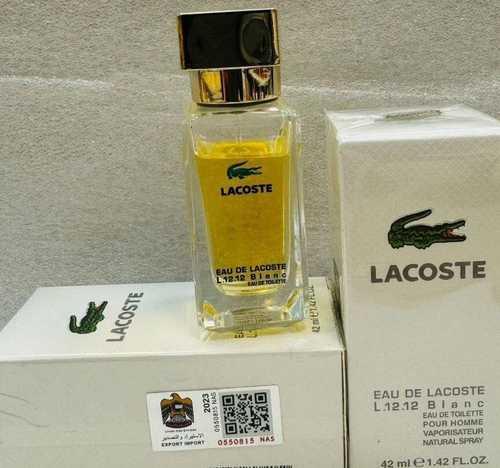 Lacoste 12.12 blanc тестер оригинал