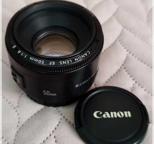 Объектив Canon EF 50mm 1,8 в идеале