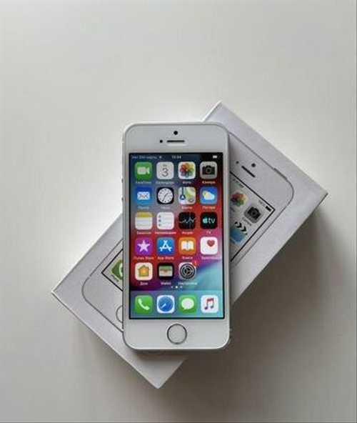 iPhone 5S 16GB Silver, в идеальном состоянии