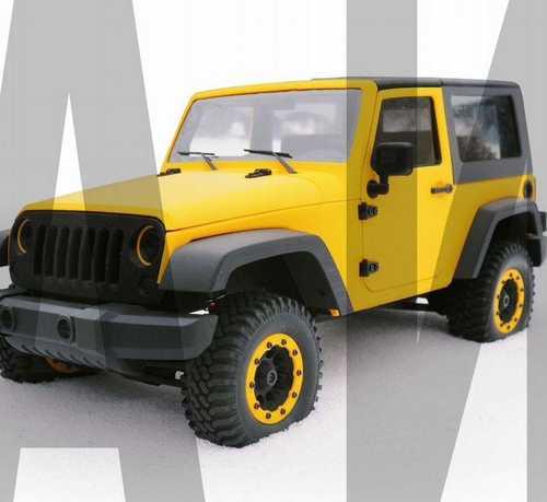 3D-модель R/C машины Jeep