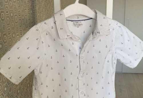 Рубашка белая hm 86 для мальчика
