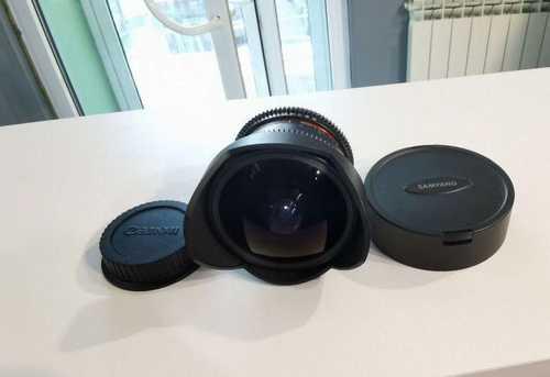 Объектив Canon Samyang 8Mm T3.8 Csii На Canon