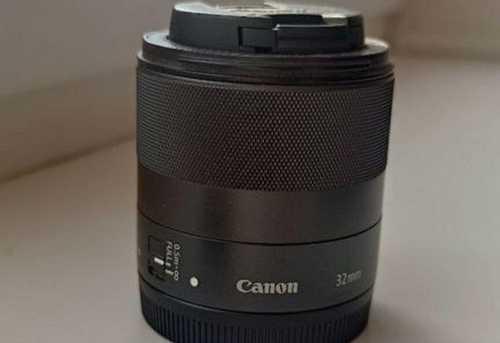 Объектив canon ef-m 32mm f/1.4 stm