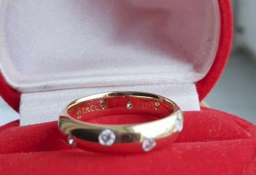 Золотое кольцо Tiffany Etoile оригинал, р.16