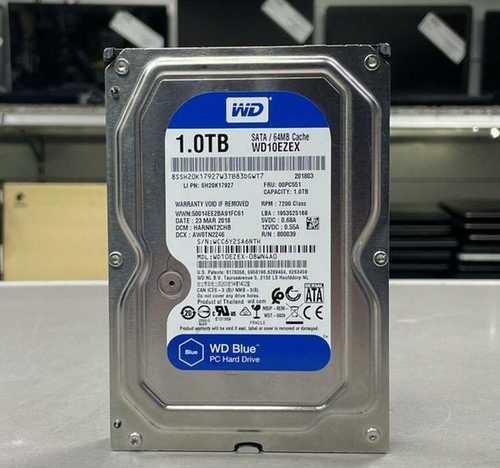 WD Caviar Blue, 1Tb, HDD, SATA III, 3.5"