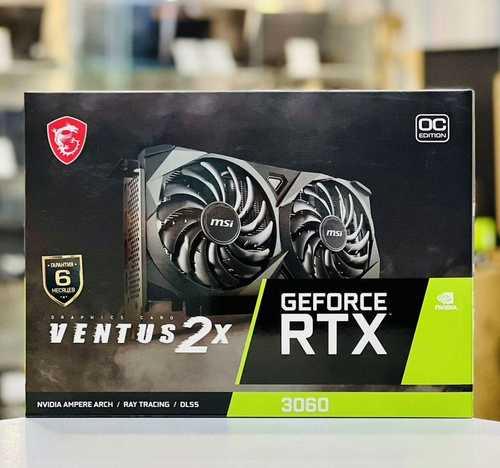 Видеокарта MSI RTX 3060 Ventus 2x 12G Новая