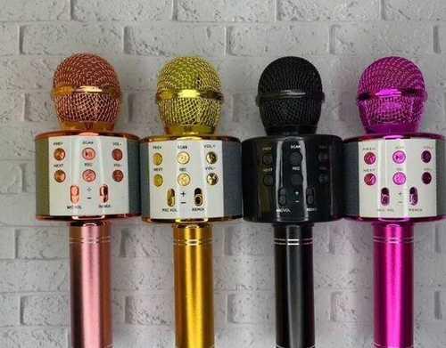 Микрофон-колонка для караоке