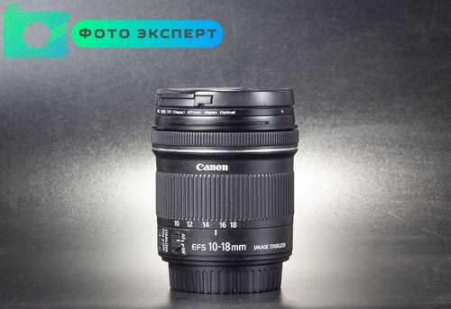 Объектив Canon EF-S 10-18mm f4-5,6 IS STM