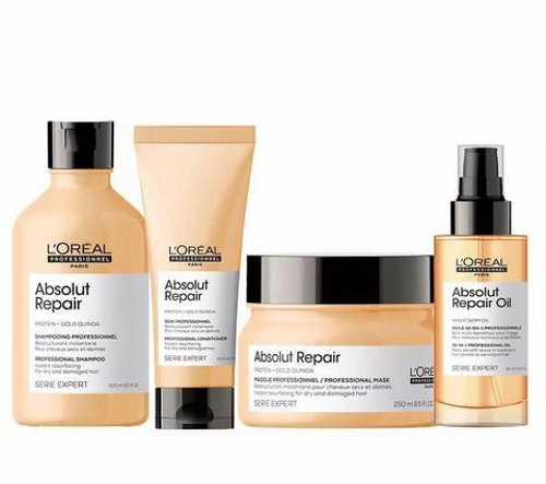 Loreal Absolut Repair gold Шампуни и Маски