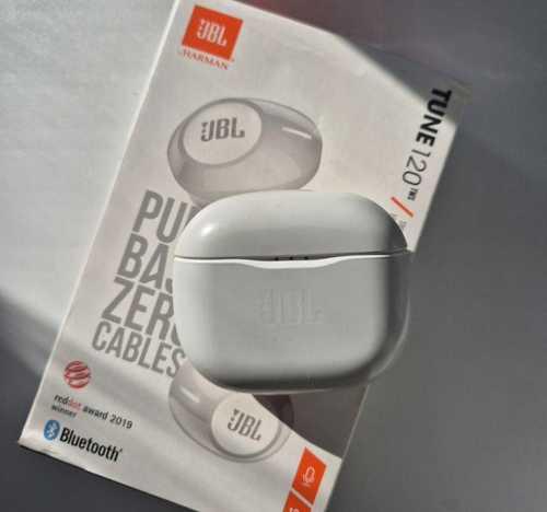 Беспроводные наушники jbl tune 120 tws