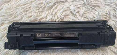 Картридж лазерный HP 36A CB436A черный