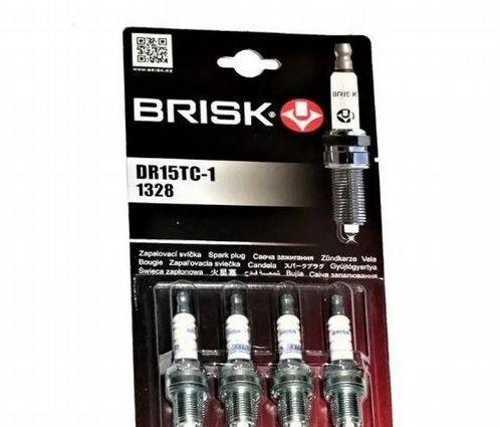 Свечи зажигания Brisk Extra DR15TC-1 (к-т 4 шт.)