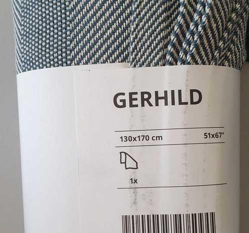 Плед IKEA Gerhild синий