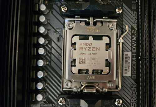 Комплект AM5 Ryzen 7500F + B650M + 32gb
