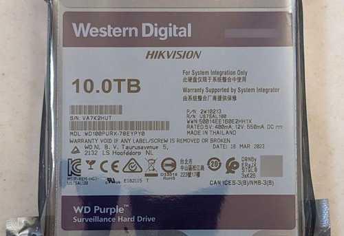 Western Digital WD 10tb purple - Б/У