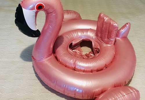 Надувной круг фламинго для детей