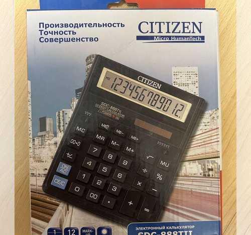 Калькулятор citizen sdc 888 tii новый